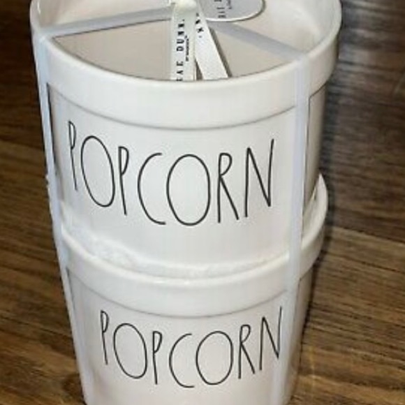Rae Dunn | Kitchen | New Rae Dunn Ceramic Popcorn Buckets Set Firm ...